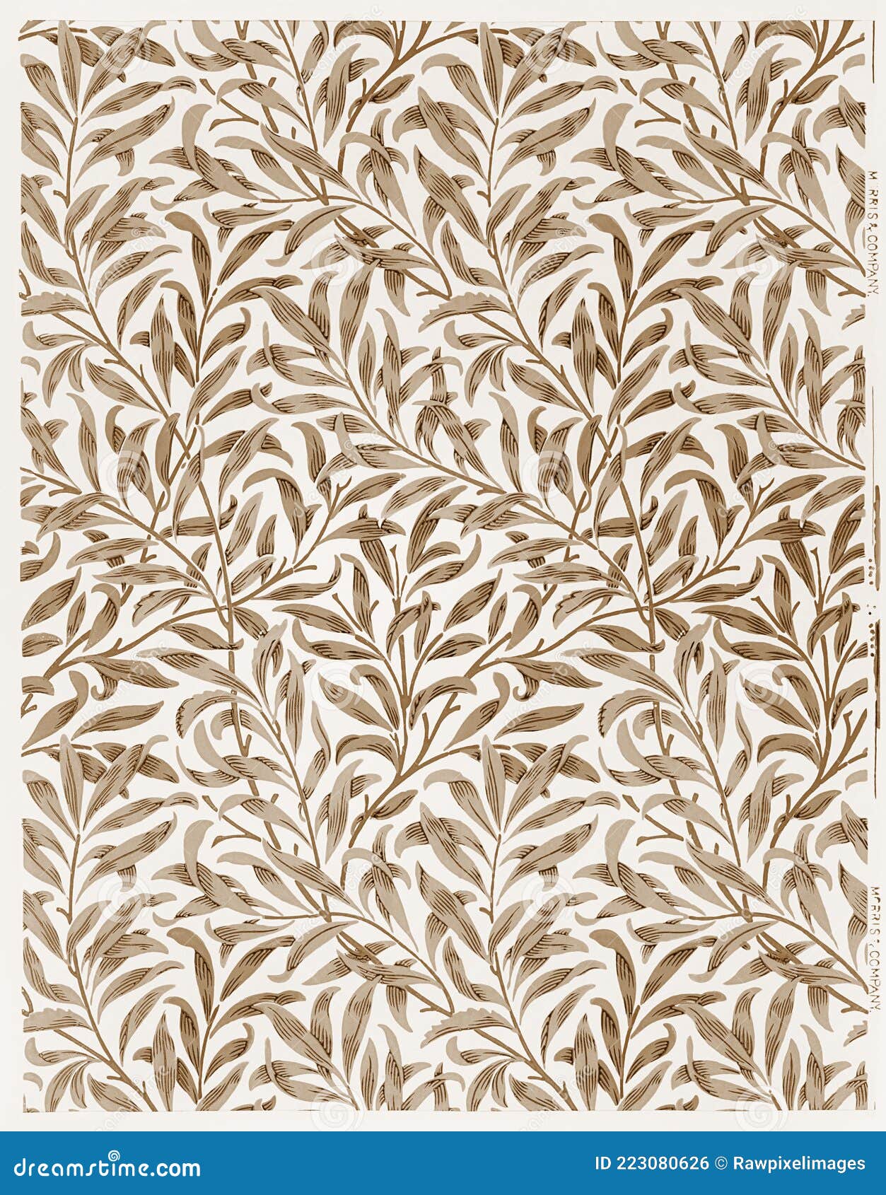 Willow Wallpaper Pattern, Remix From Original Illustration By William ...