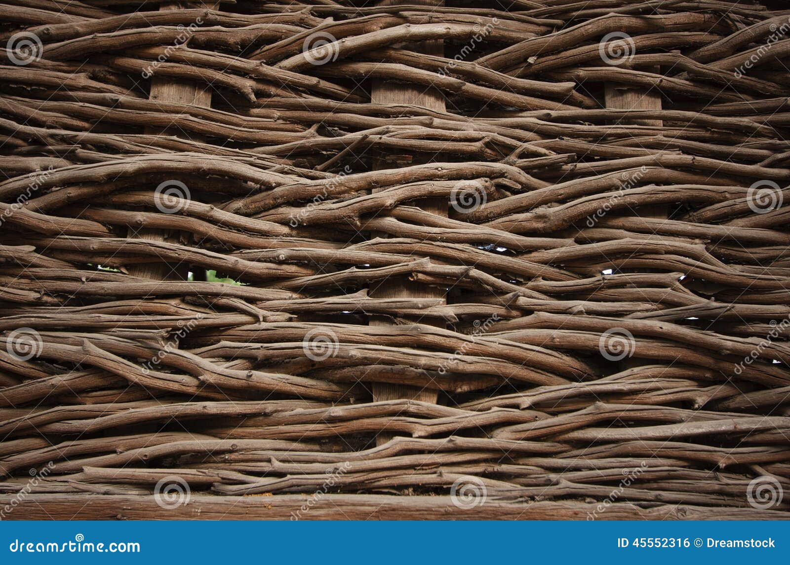 Wicker Fence Background Royalty-Free Stock Photo | CartoonDealer.com ...