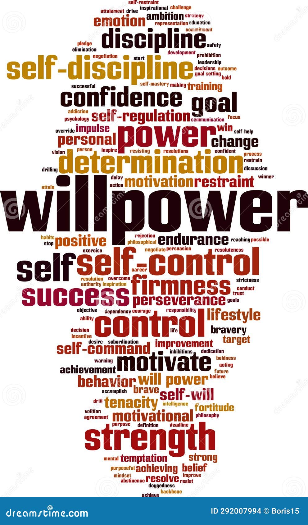 Willpower Word Cloud Stock Photo | CartoonDealer.com #143807196