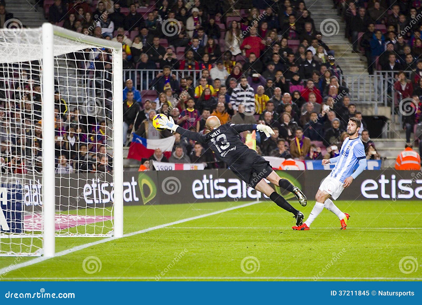 Willy Caballero of Malaga editorial image. Image of professional - 37211845
