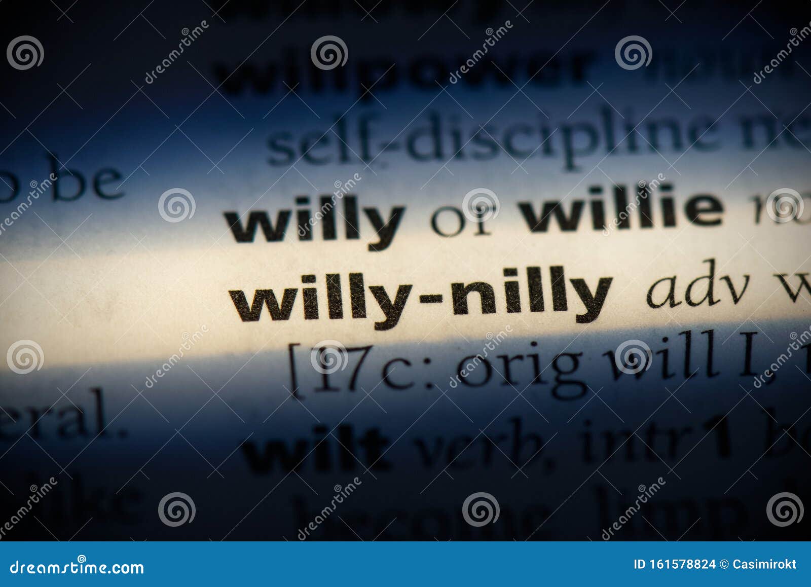 Willy-nilly stock photo. Image of linguistic, etymology - 161578824 Willy-nilly stock photo. Image of linguistic, etymology - 161578824