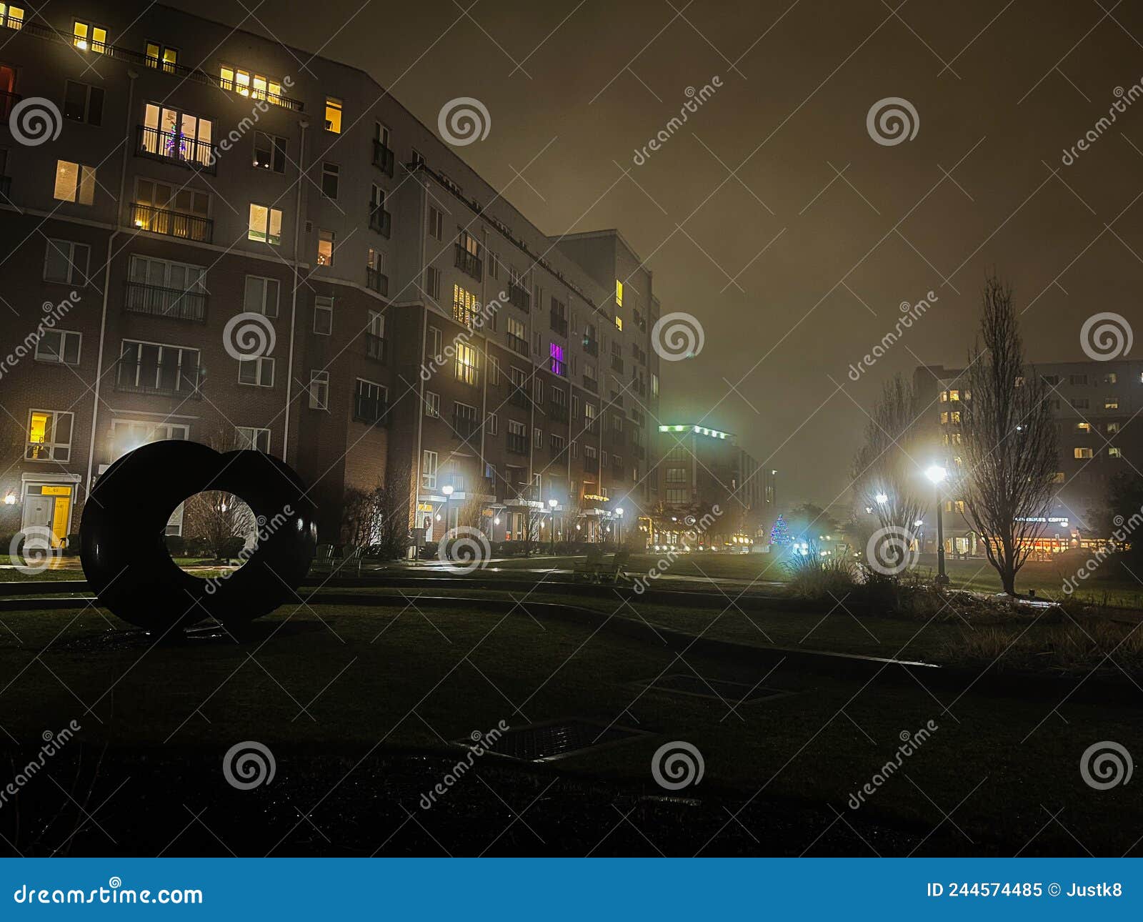 Wilmington Delaware at Night Stock Image - Image of north, america ...