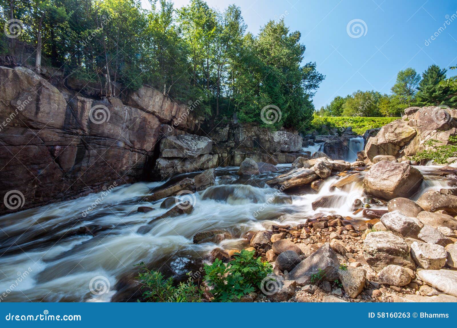 Wilmington Flume Trail stock image. Image of face, pond - 58160263