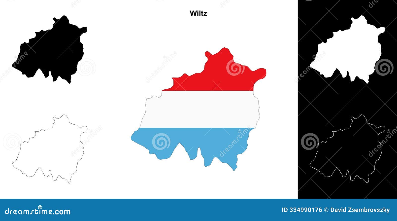 Wiltz Canton Grand Duchy Of Luxembourg, Administrative Divisions Map ...