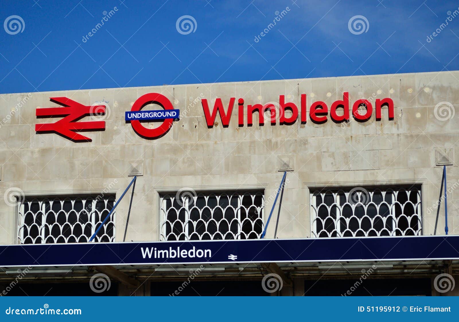 Wimbledon Station editorial photography. Image of underground - 51195912