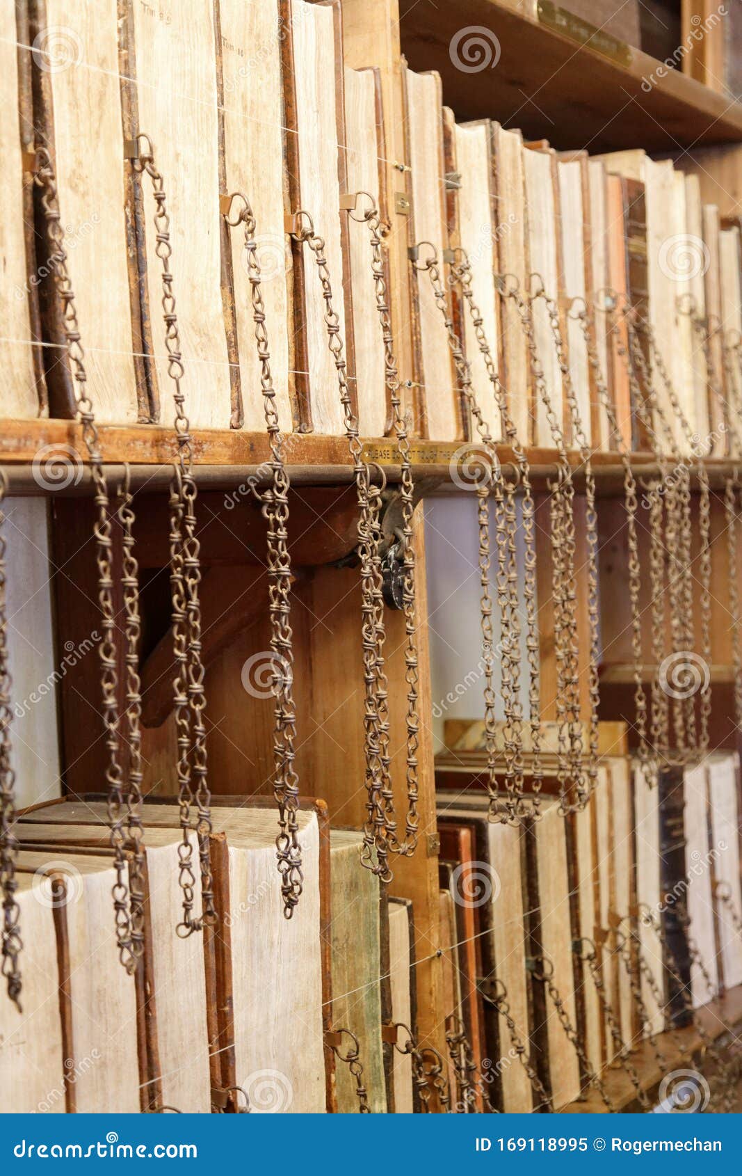 Wimborne Minster England. the Chained Library. Editorial Image - Image ...