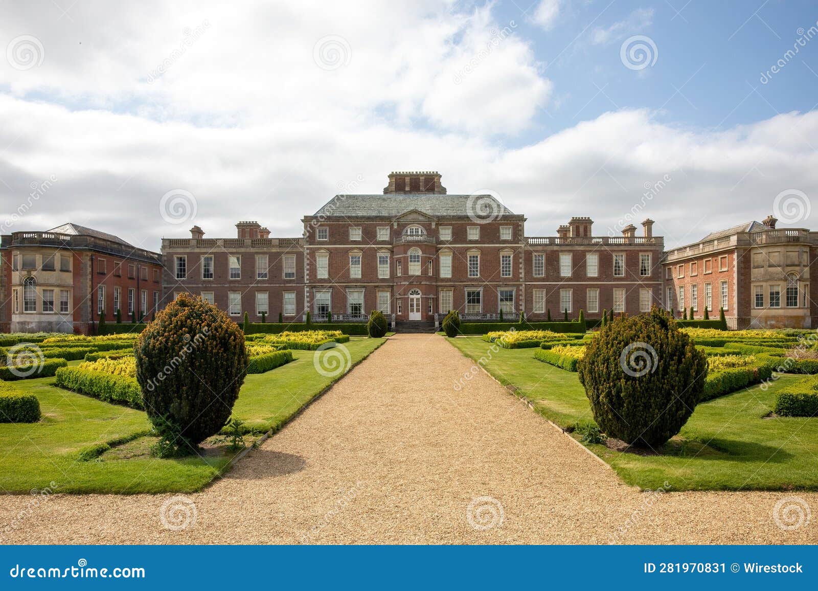 Wimpole Estate Under a Cloudy Sky in England. Editorial Photo - Image ...