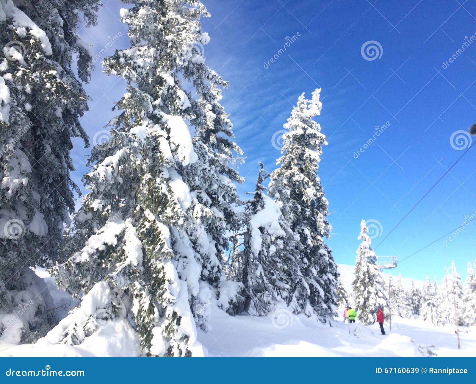 Wimter stock image. Image of snow, massif, frost, blue - 67160639
