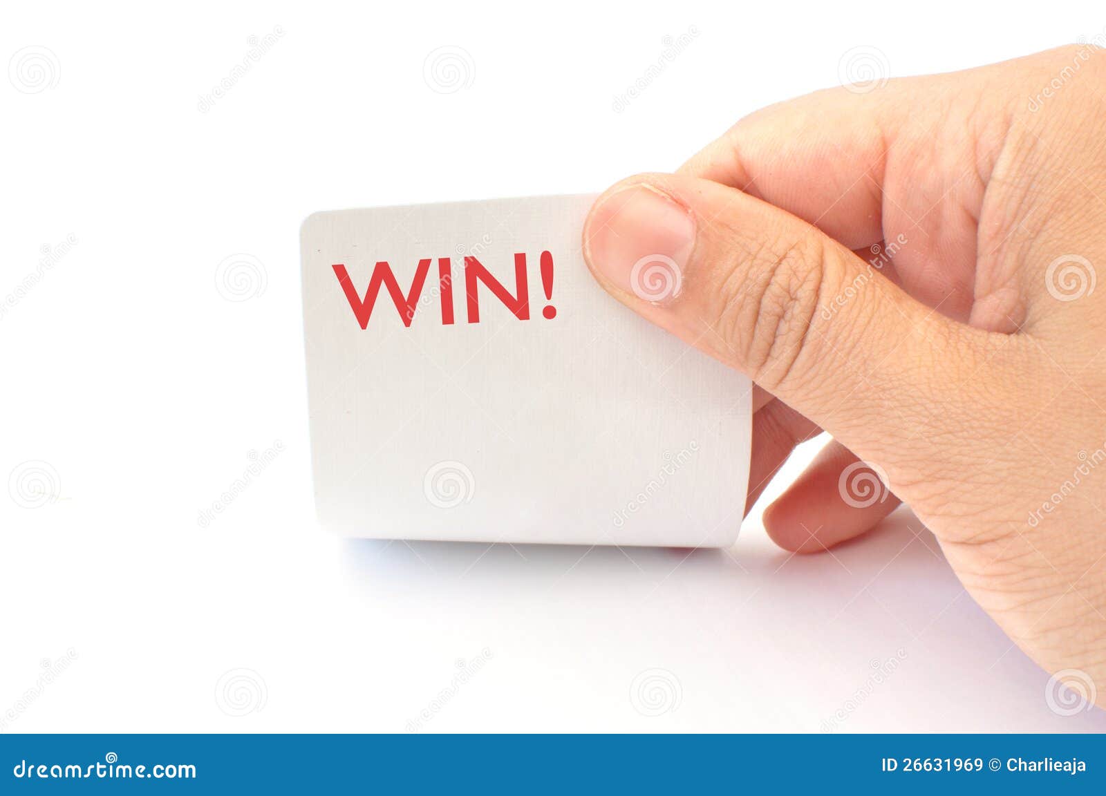 Win! stock image. Image of word, casino, card, business - 26631969