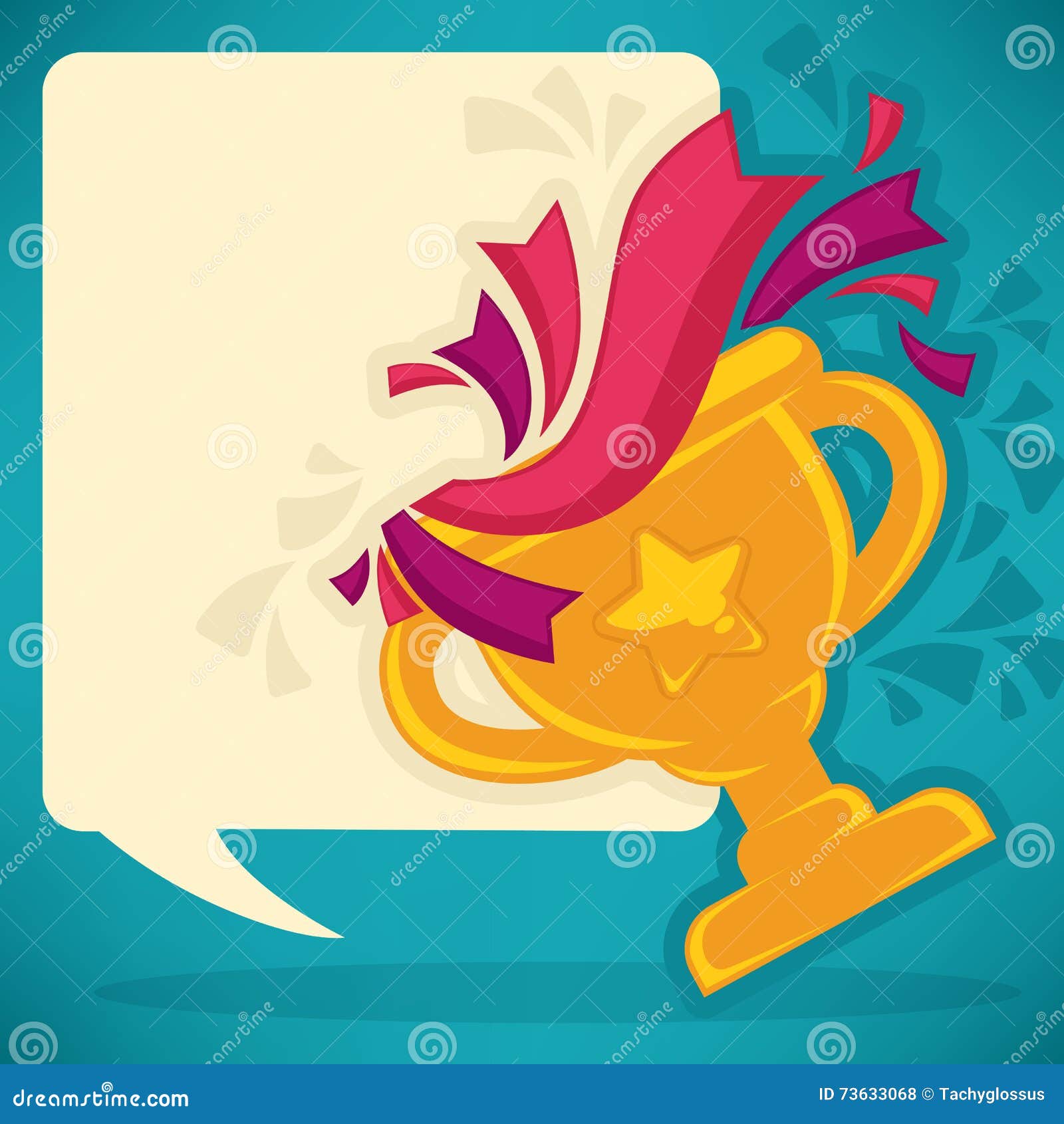 Win banner stock vector. Illustration of banner, greeting - 73633068