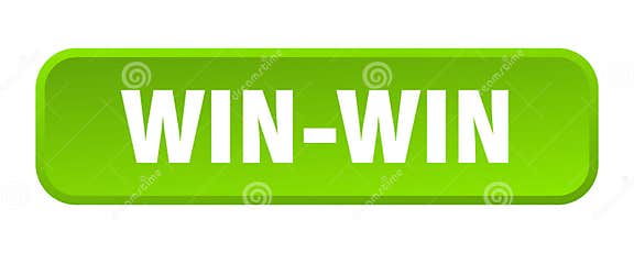 Win-win Button. Win-win Square 3d Push Button Stock Vector ...