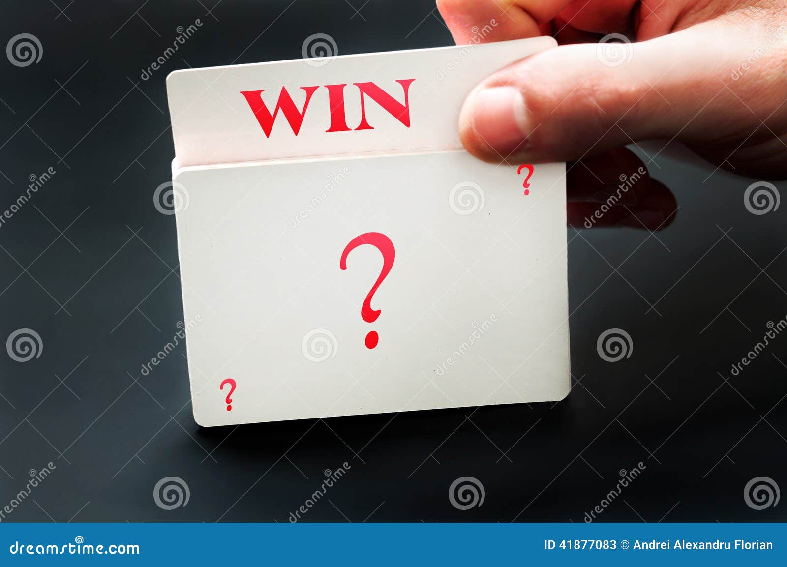 Win card stock image. Image of luck, hobby, card, opportunity - 41877083
