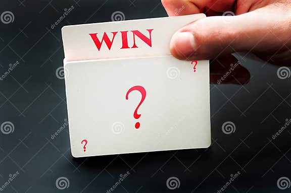 Win card stock image. Image of luck, hobby, card, opportunity - 41877083