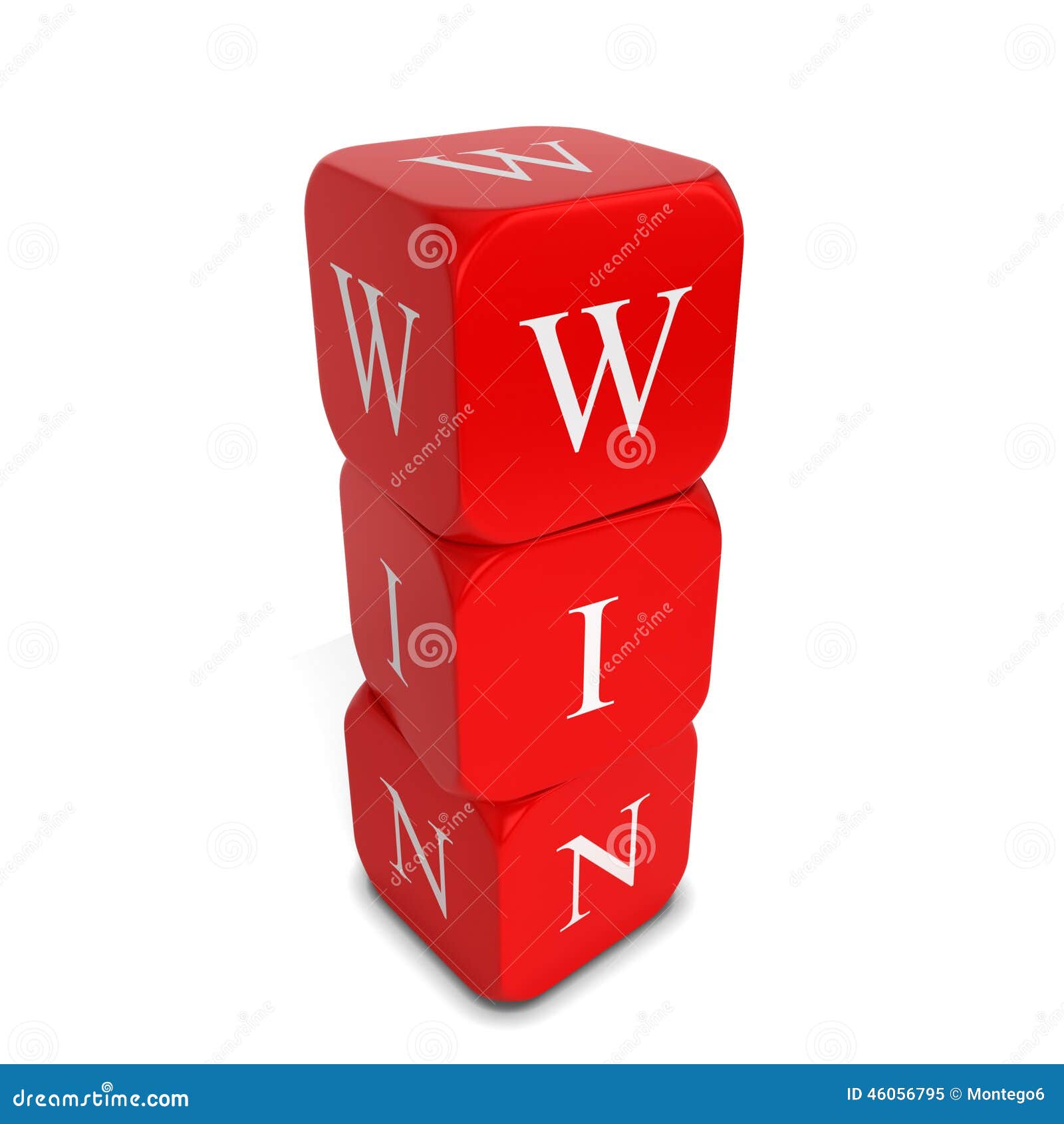 Win dices stock illustration. Illustration of dice, idea - 46056795