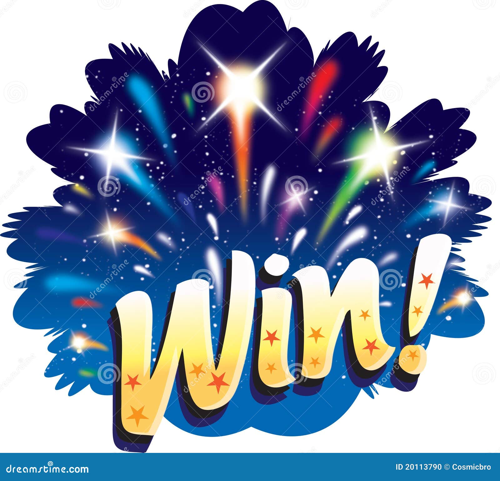 Win! Fun Graphic Firework Celebration Icon Design Stock Vector ... Win! Fun Graphic Firework Celebration Icon Design Stock Vector ...