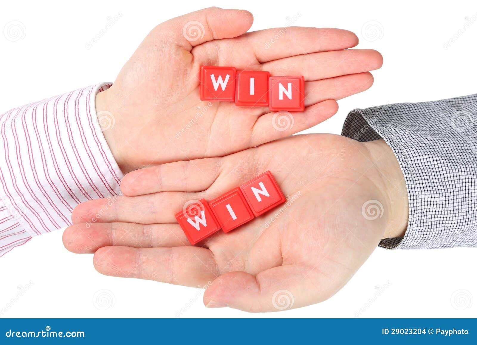 Win on hand stock photo. Image of manager, business, idea - 29023204
