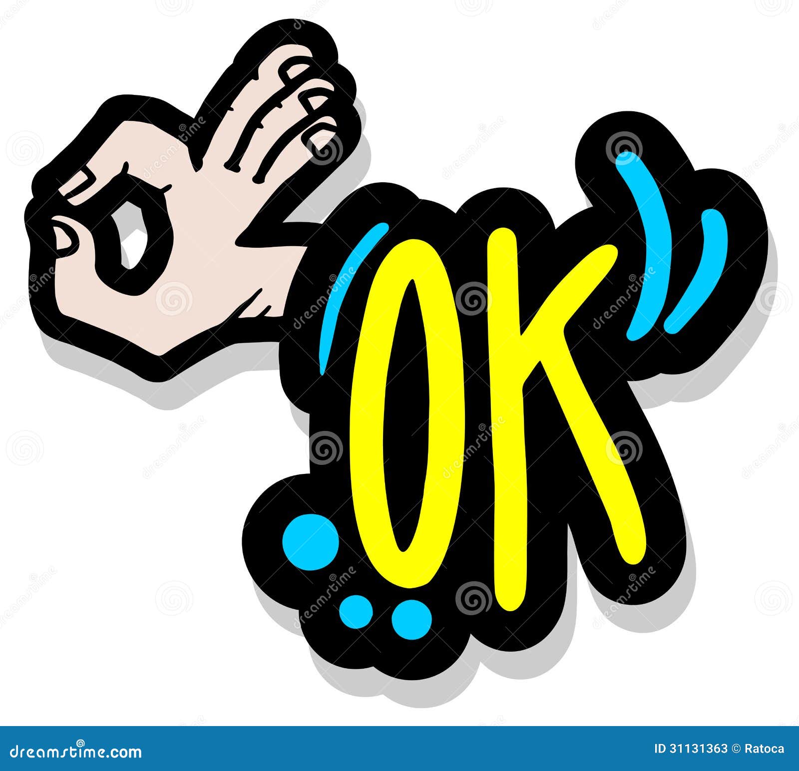 Win hand stock vector. Illustration of perfect, symbol - 31131363