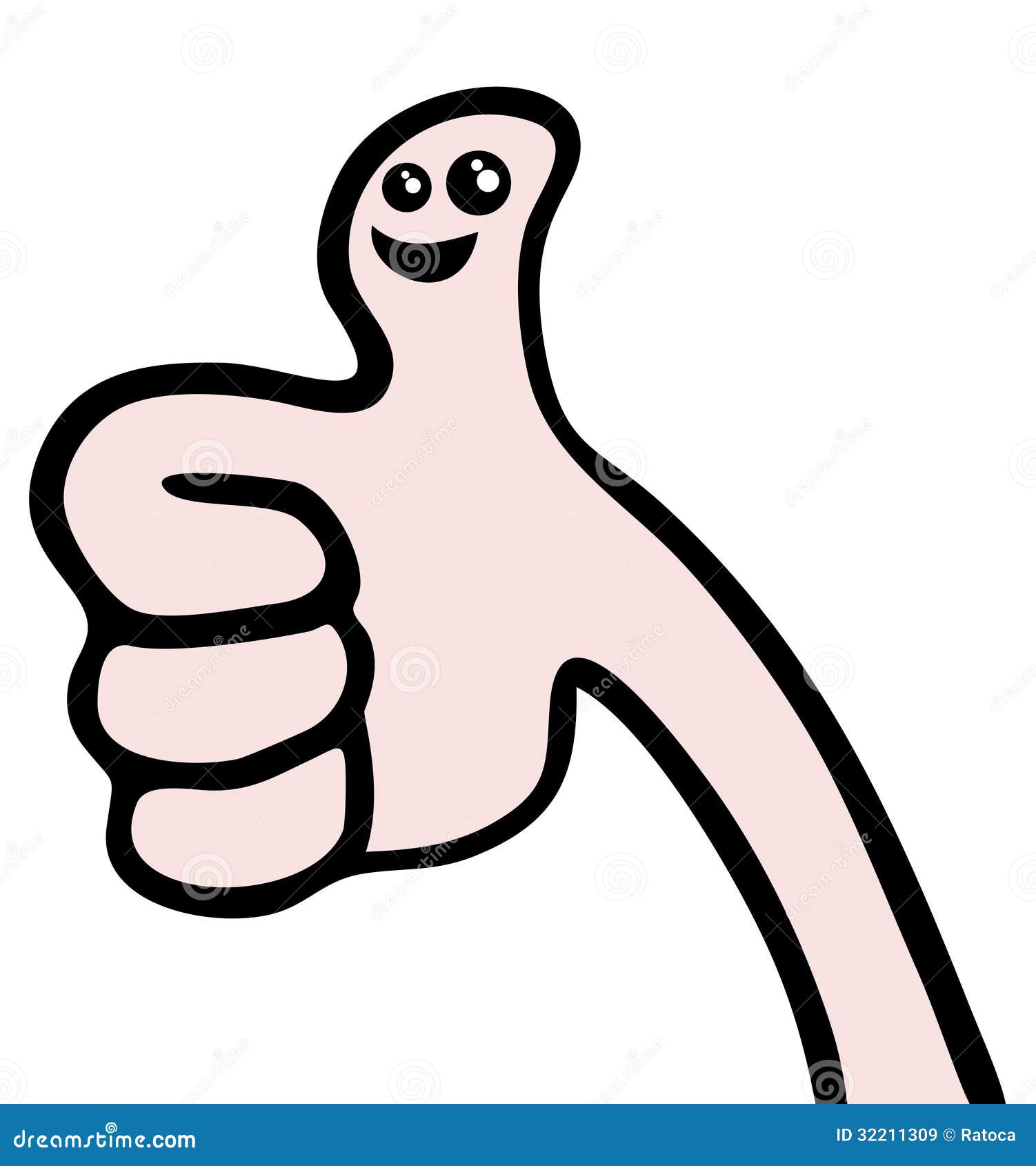 Win hand stock vector. Illustration of appearance, victory - 32211309