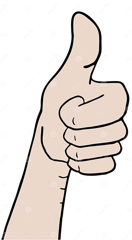 Win hand symbol stock vector. Illustration of cartoon - 70854850