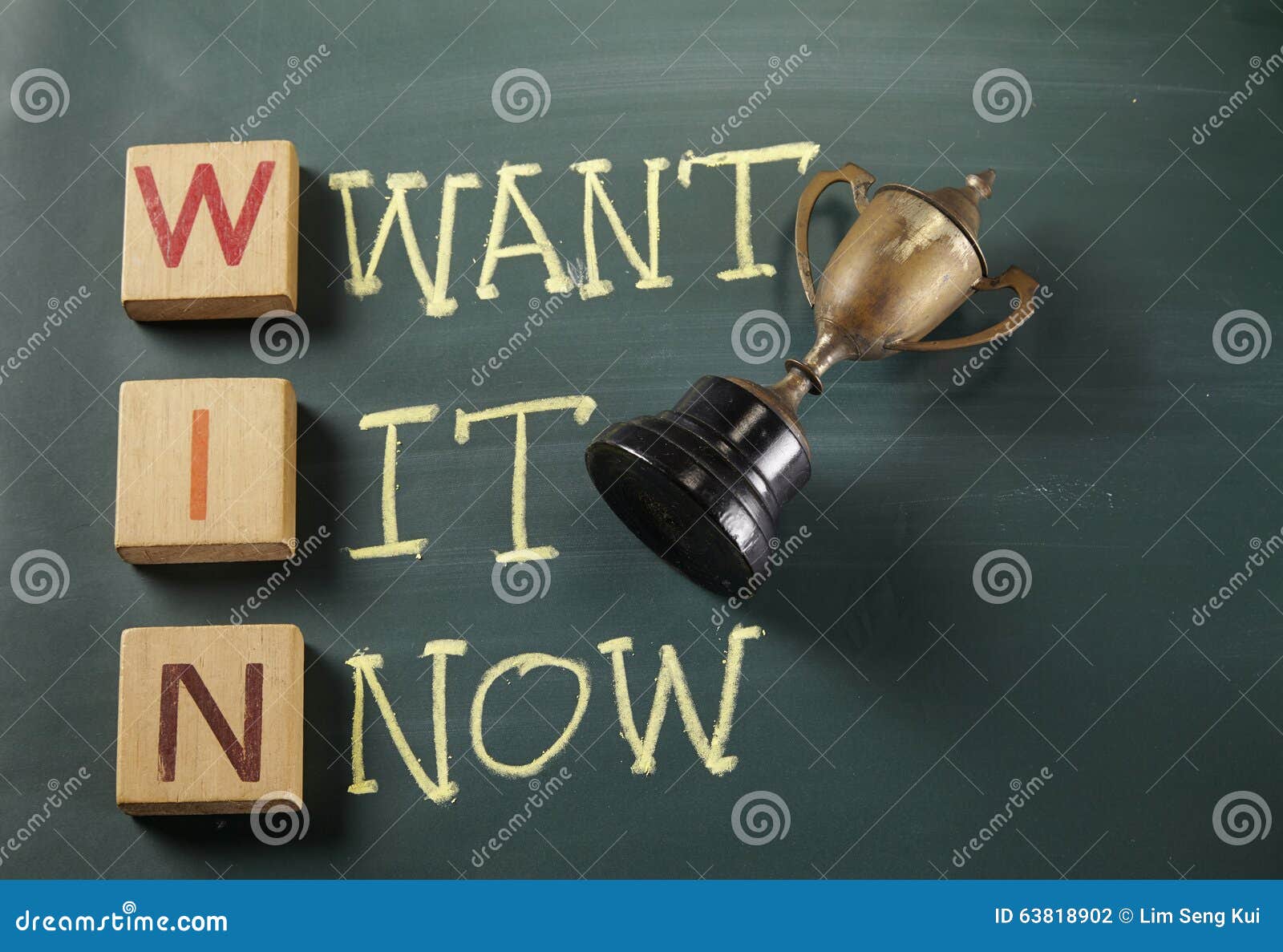 Win stock photo. Image of strategy, chalkboard, award - 63818902