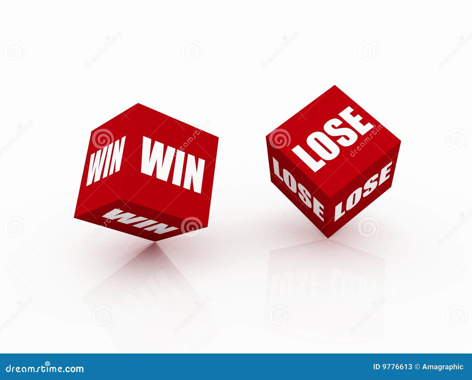 WIN or LOSE stock illustration. Illustration of generated - 9776613