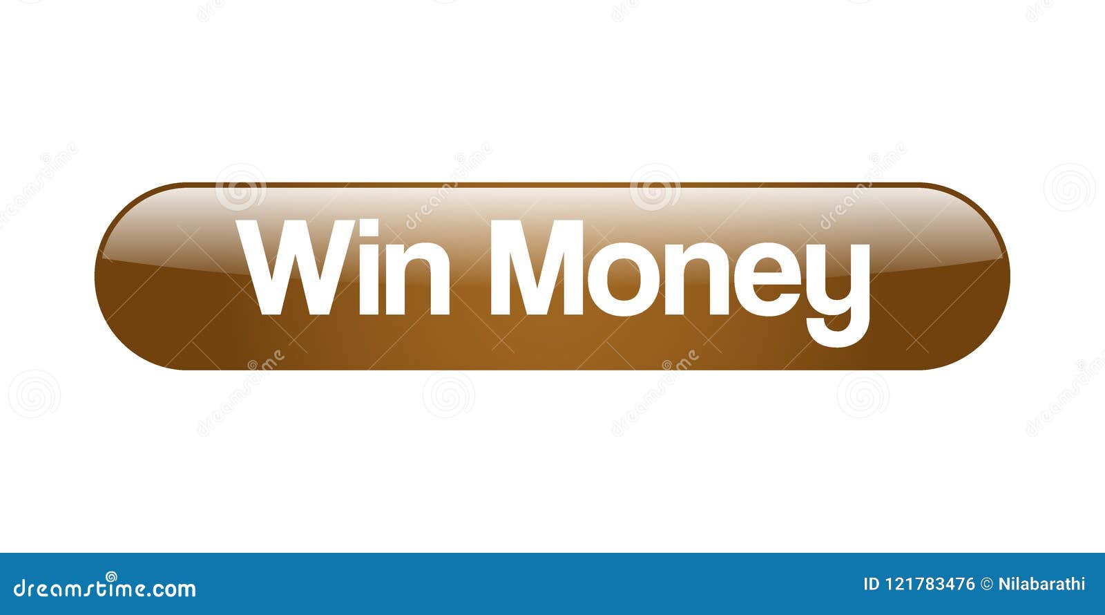 Win money button stock illustration. Illustration of buying - 121783476