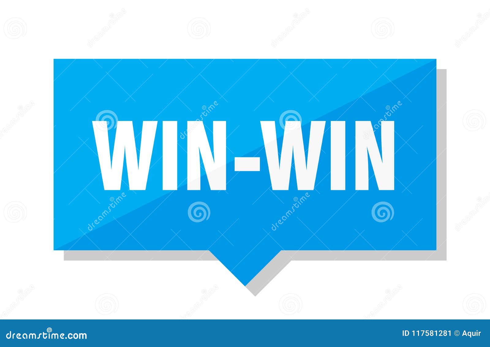 Win-win price tag stock vector. Illustration of good - 117581281