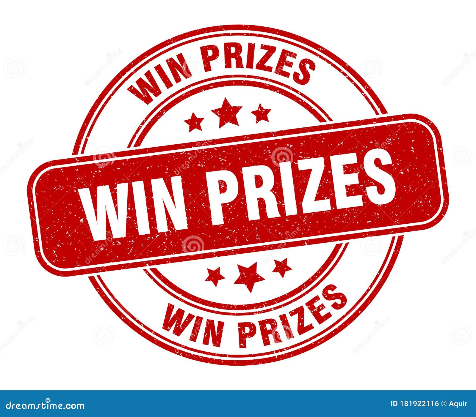 Win Prizes Stamp. Win Prizes Round Grunge Sign Stock Vector ...