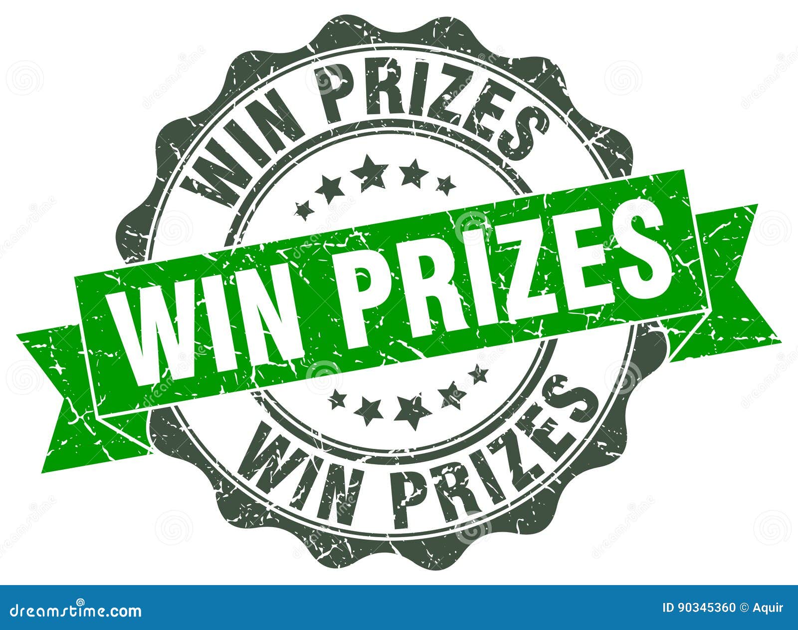 Win prizes stamp stock vector. Illustration of vintage - 90345360
