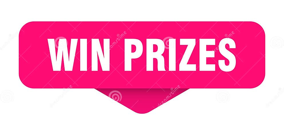 Win Prizes Sticker. Win Prizes Sign on Transparent Background Stock ...