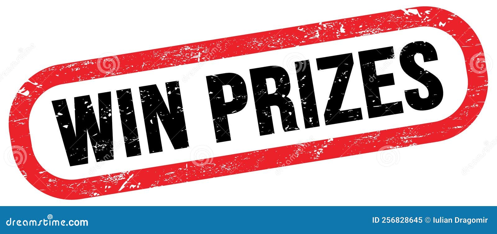 WIN PRIZES, Text Written on Red-black Stamp Sign Stock Illustration ...
