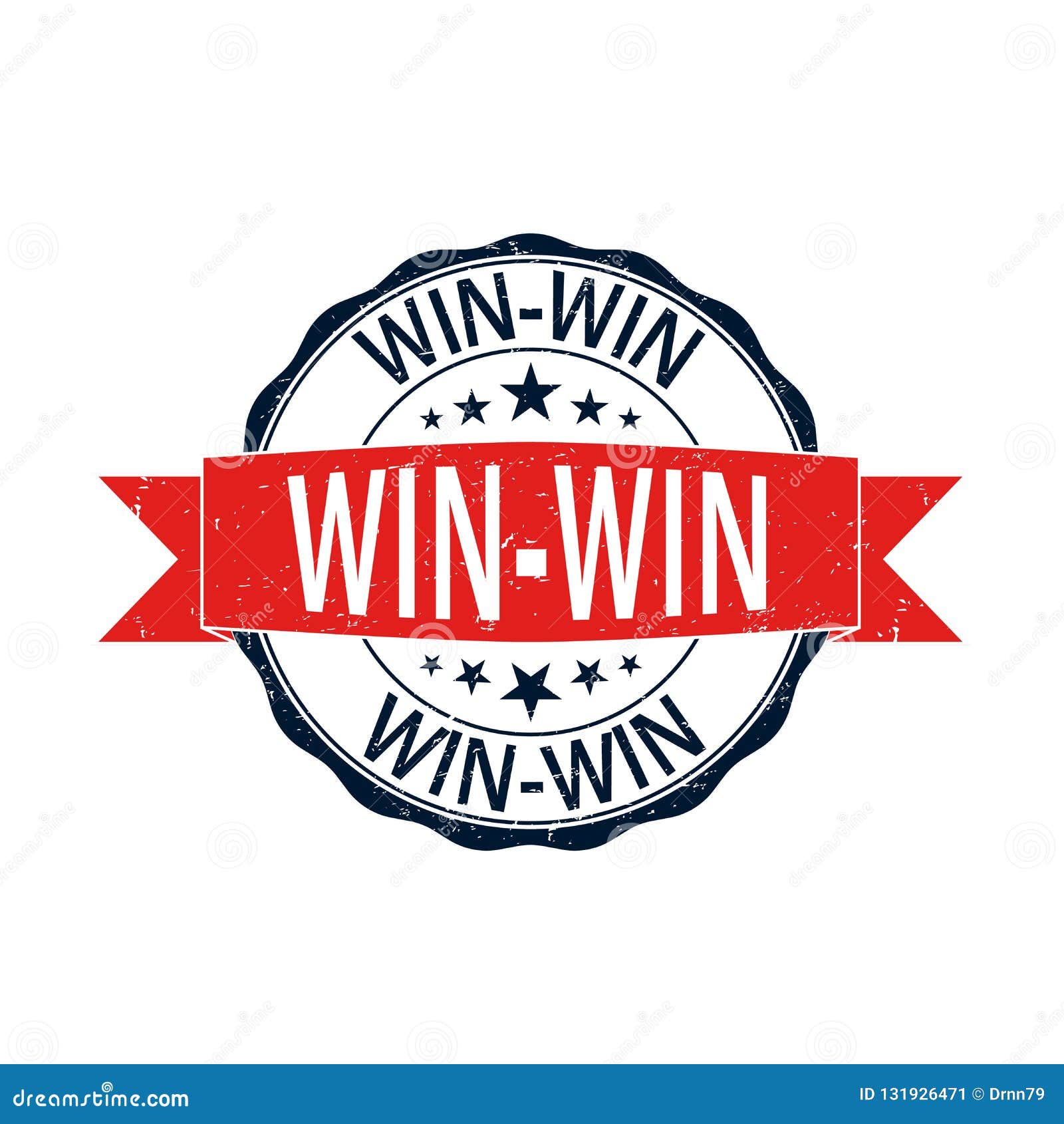 Win Red Rubber Web Stamp with Stars Stock Vector - Illustration of icon ...