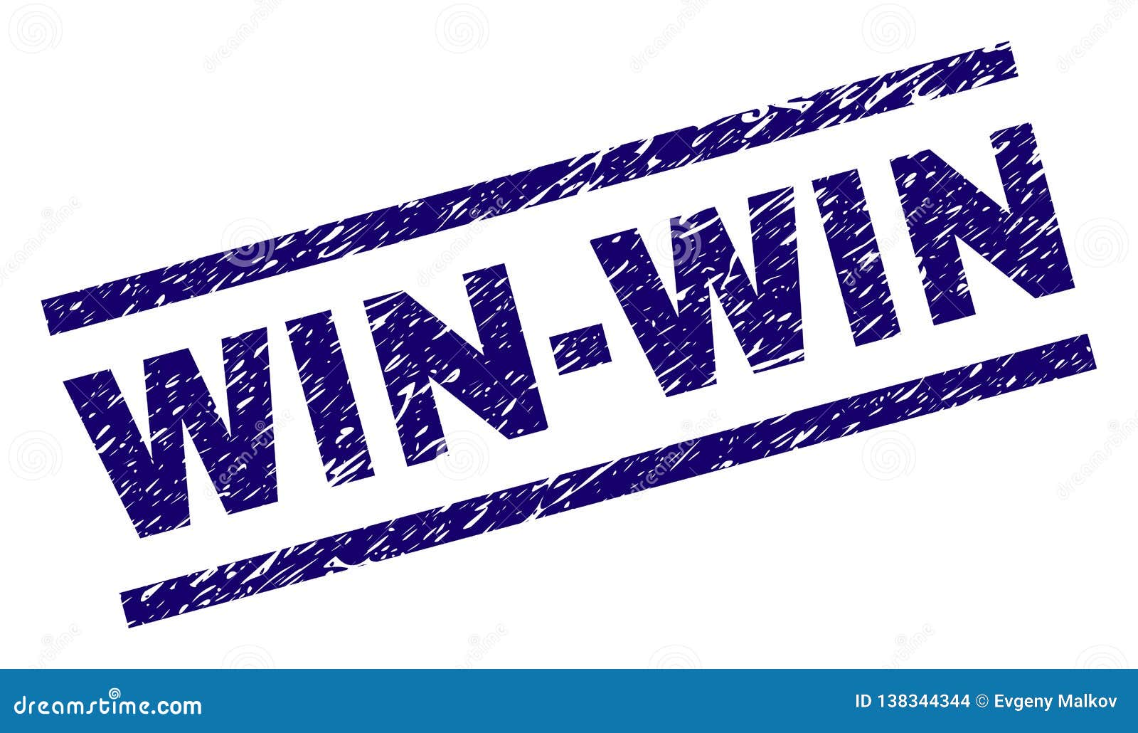 Grunge Textured WIN-WIN Stamp Seal Stock Vector - Illustration of seal ...