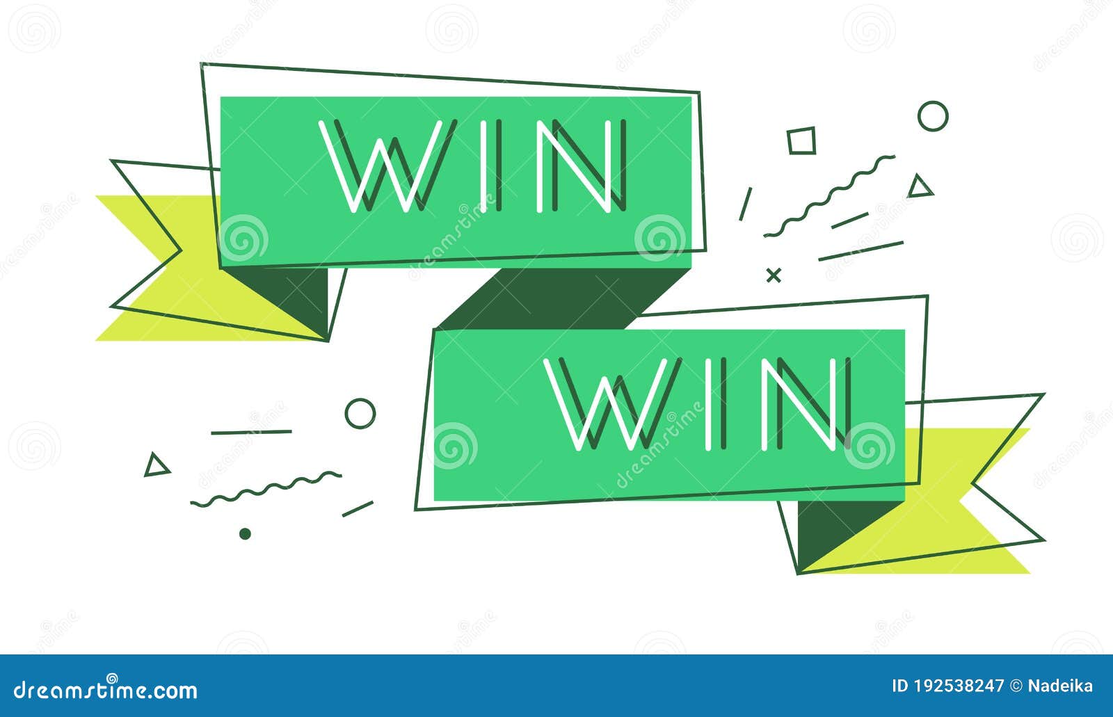 Win-win solution concept. stock vector. Illustration of icon - 192538247