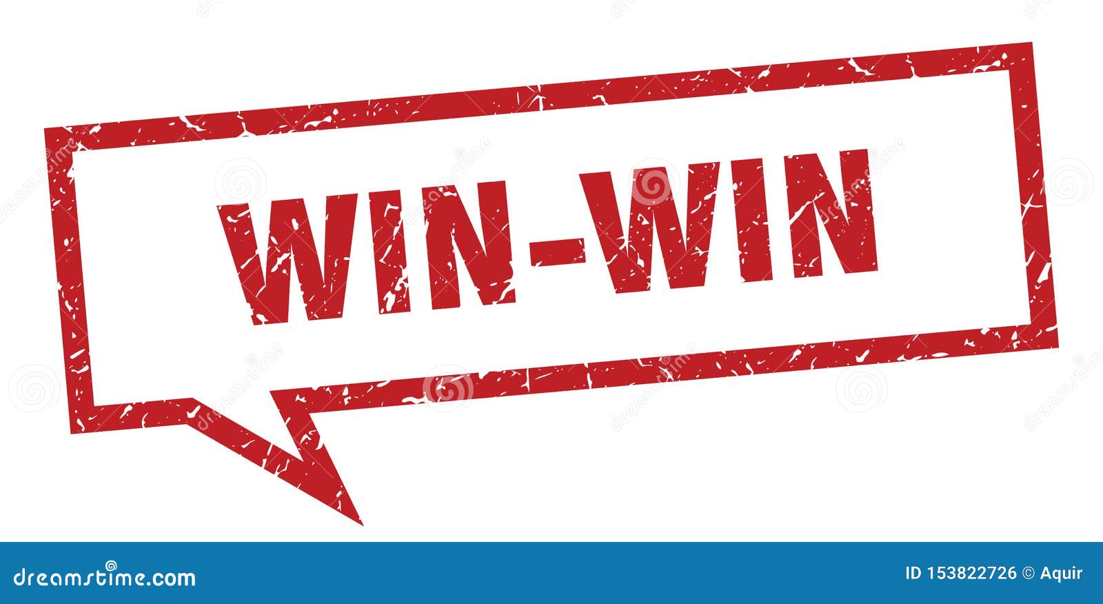 Win-win speech bubble. stock vector. Illustration of notice - 153822726