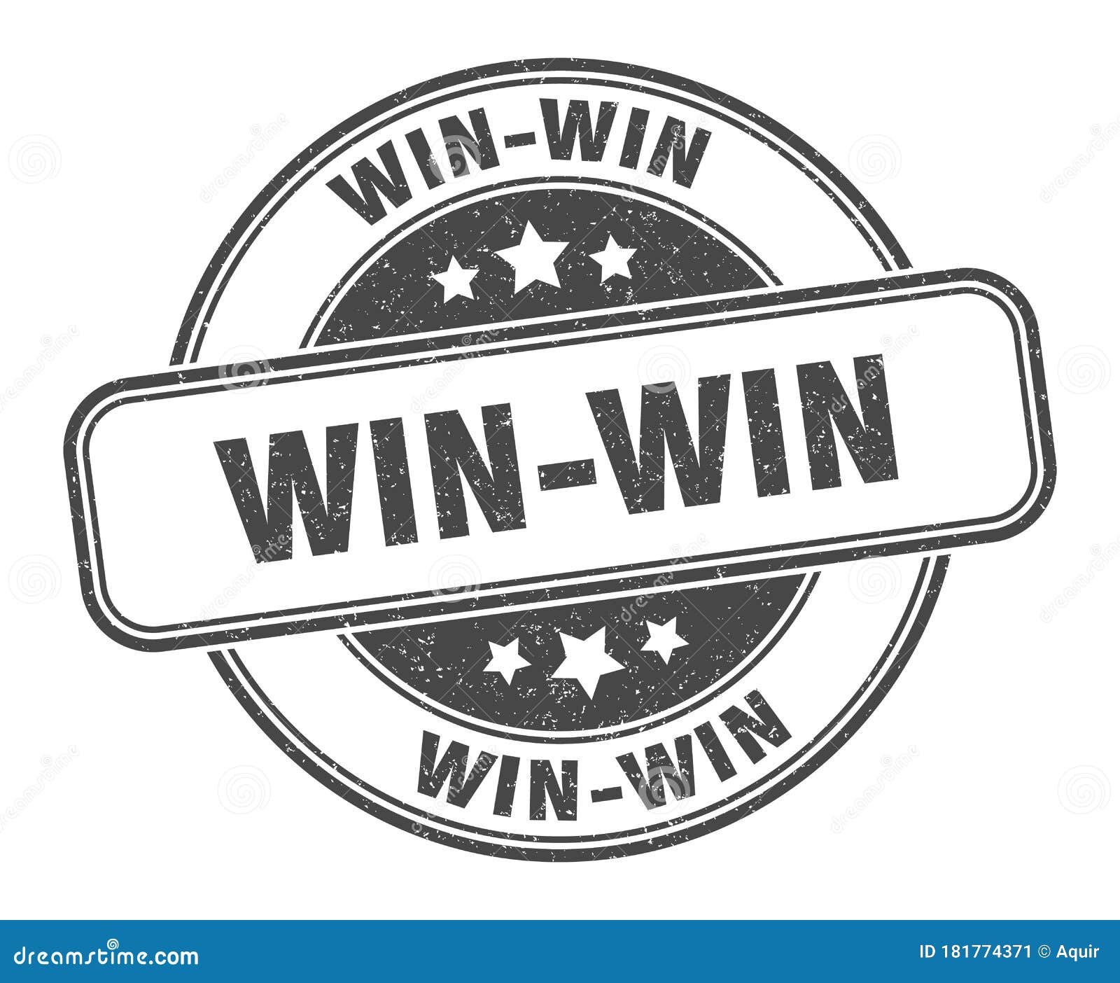 Win-win Stamp. Win-win Round Grunge Sign Stock Vector - Illustration of ...