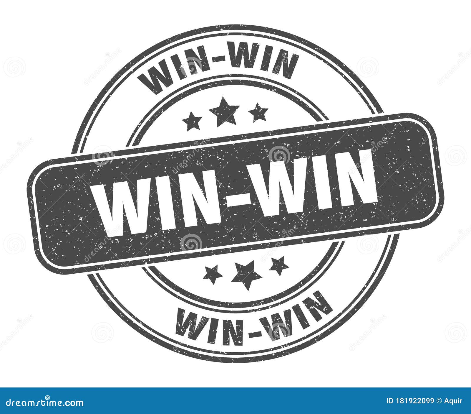 Win-win Stamp. Win-win Round Grunge Sign Stock Vector - Illustration of ...