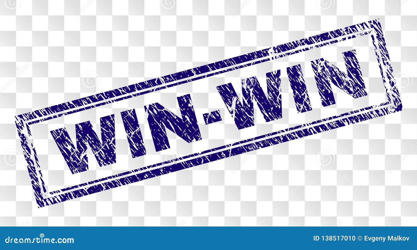 Scratched WIN-WIN Rectangle Stamp Stock Vector - Illustration of label ...