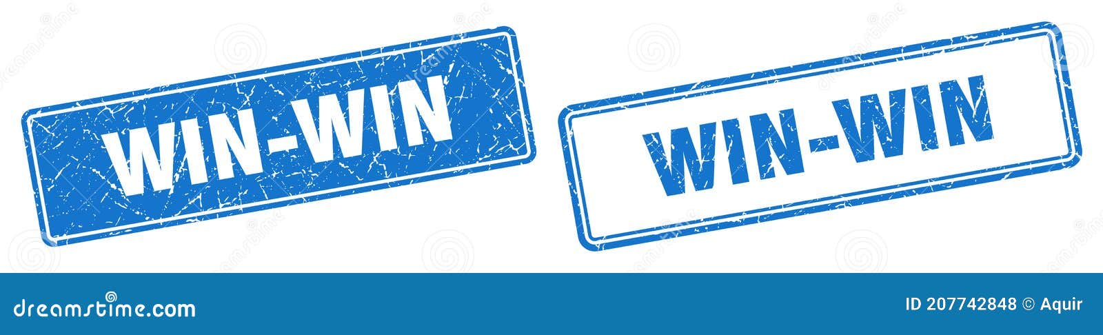 Win-win Stamp Set. Win-win Square Grunge Sign Stock Vector ...