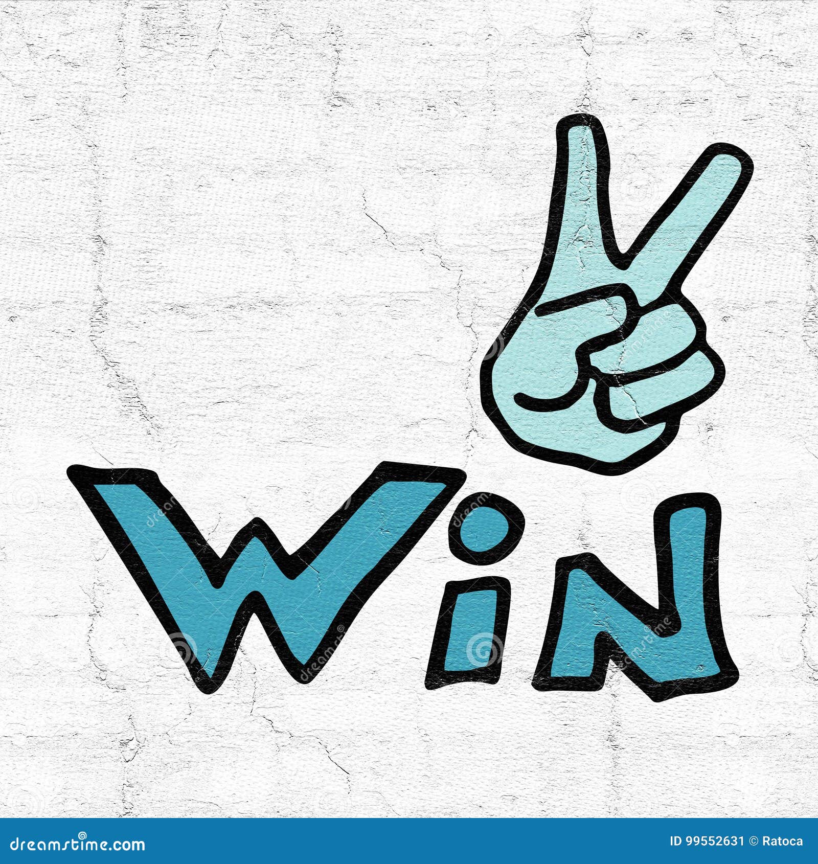 Win symbol stock illustration. Illustration of business - 99552631