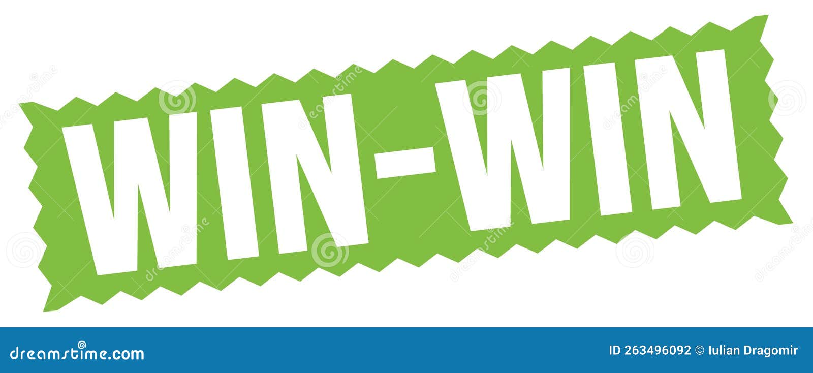 WIN-WIN Text Written on Green Stamp Sign Stock Illustration ...