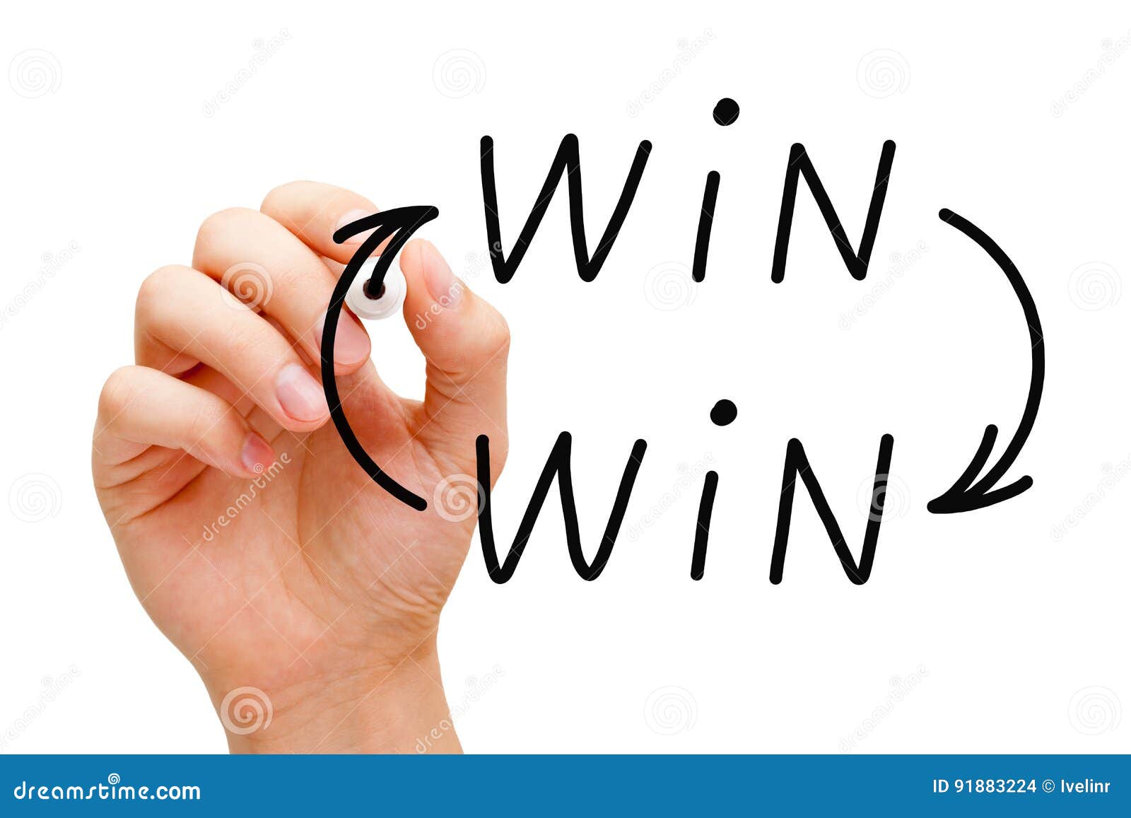 Win-Win Arrows Concept stock photo. Image of lucky, isolated - 91883224