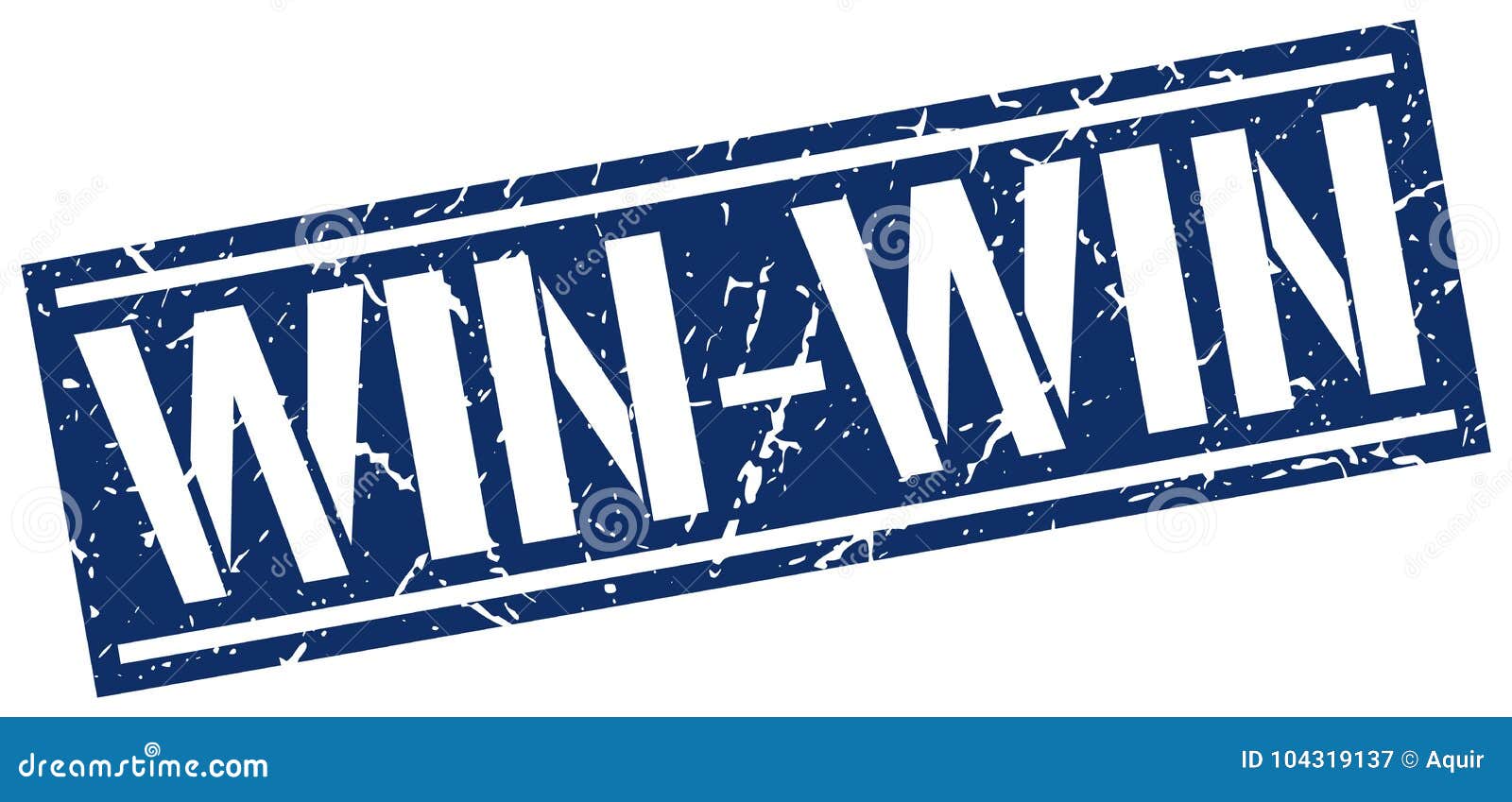 Win-win stamp stock vector. Illustration of template - 104319137