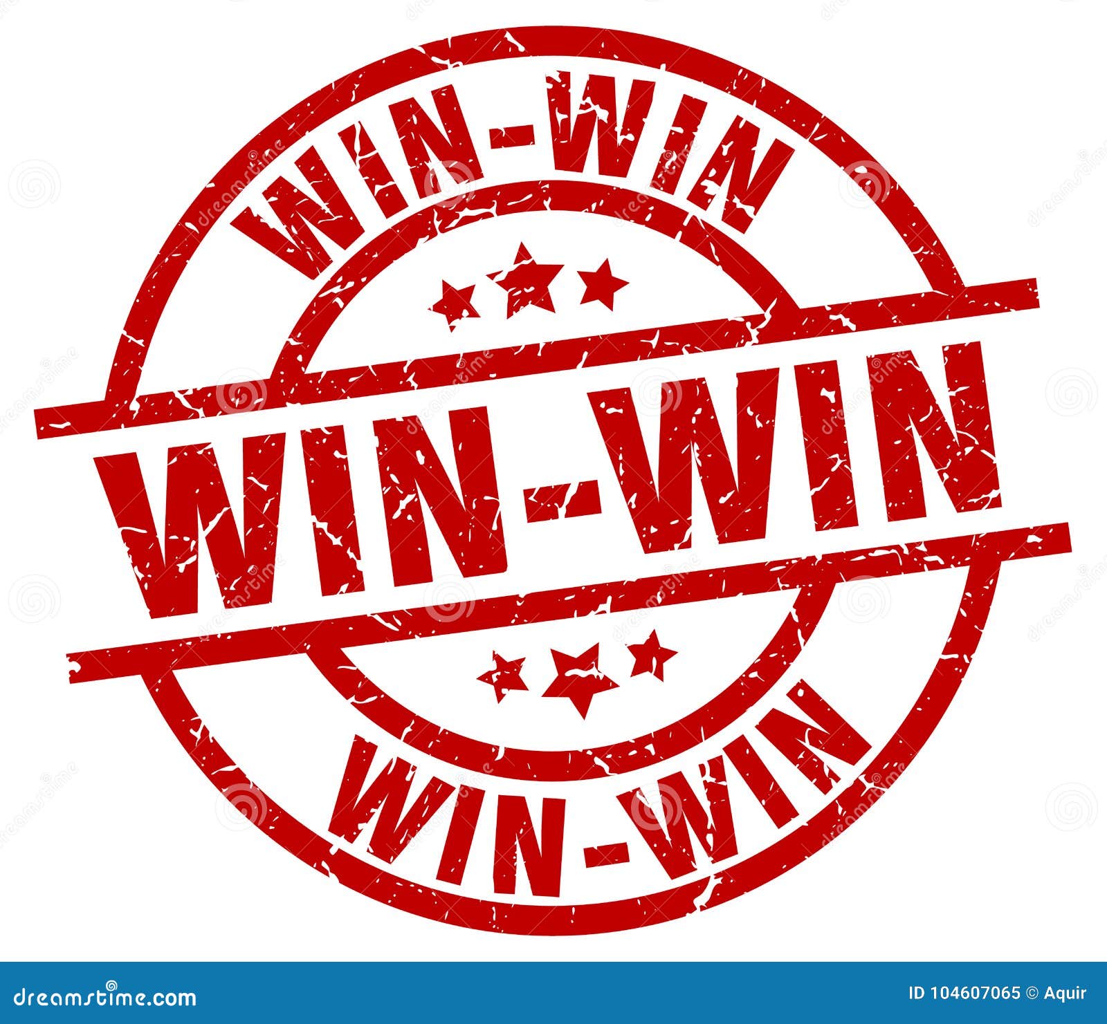 Win-win stamp stock vector. Illustration of label, winner - 104607065