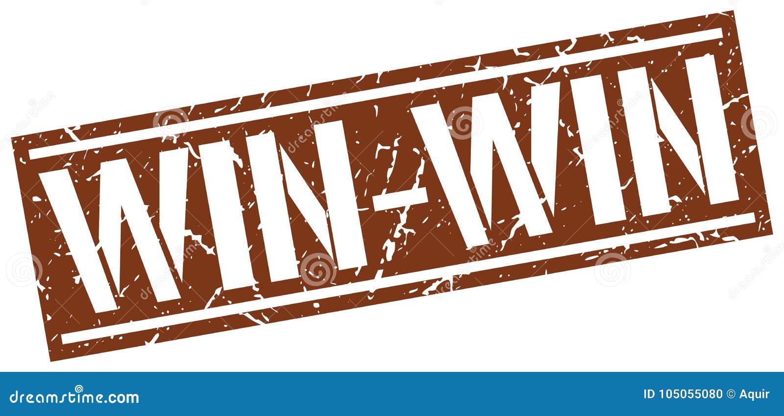 Win-win stamp stock vector. Illustration of sticker - 105055080