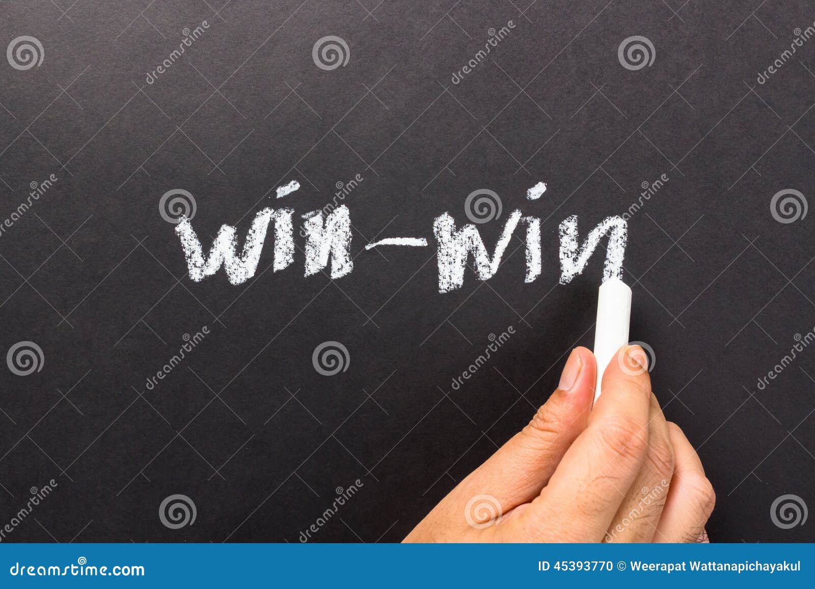Win-win stock photo. Image of exchange, chalk, deal, situation - 45393770
