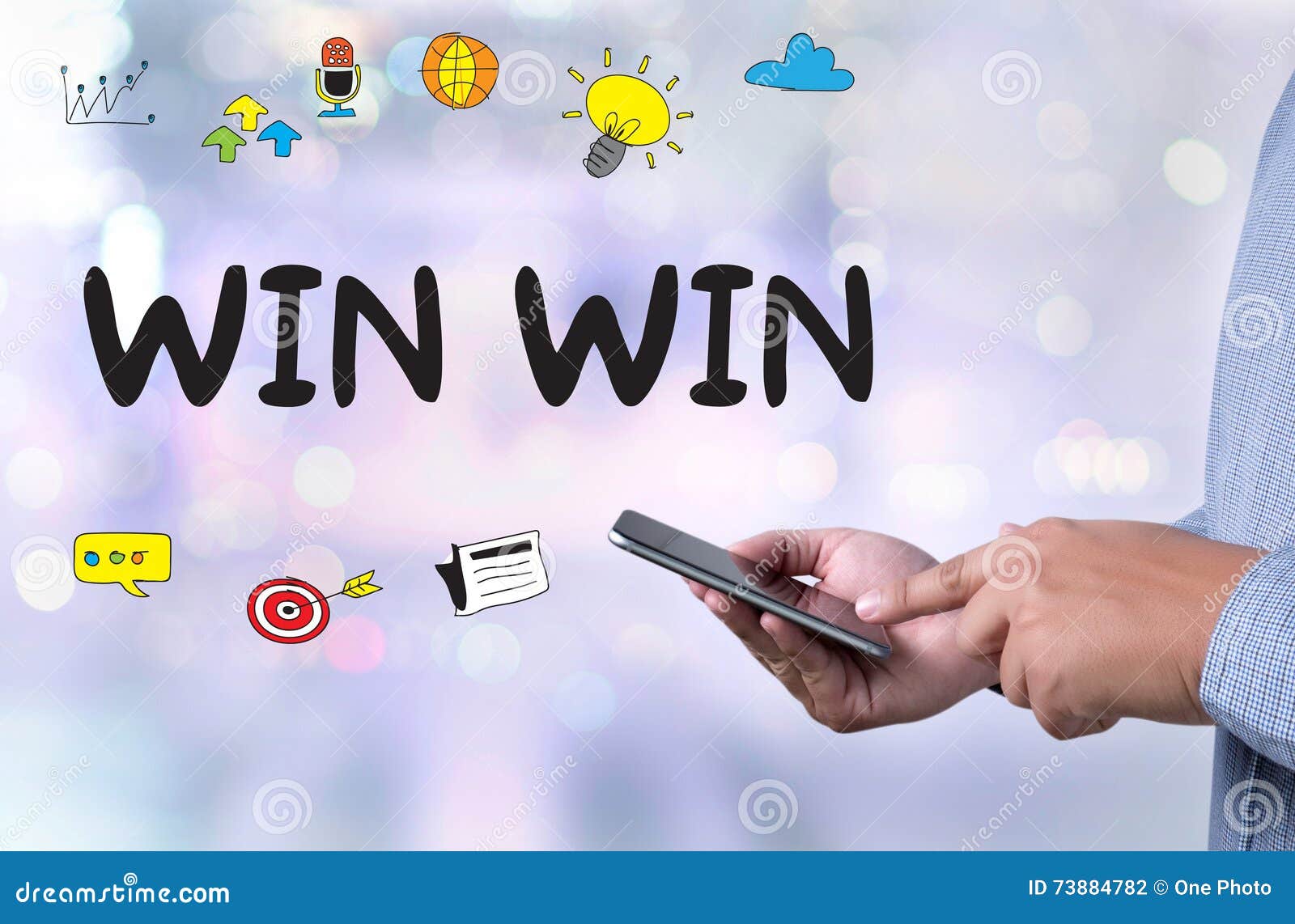 WIN WIN stock illustration. Illustration of success, challenge - 73884782