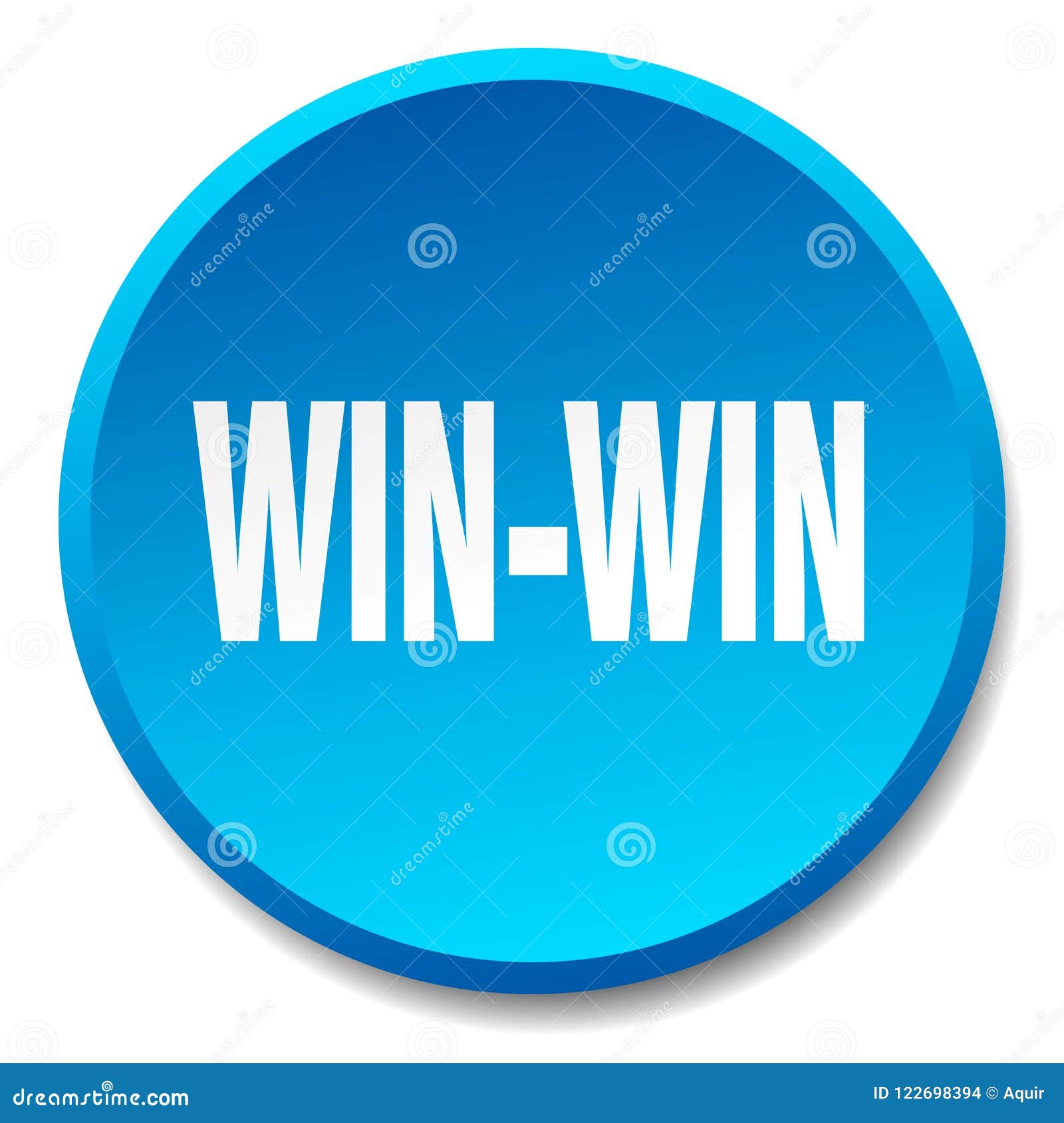 Win-win button stock vector. Illustration of vector - 122698394