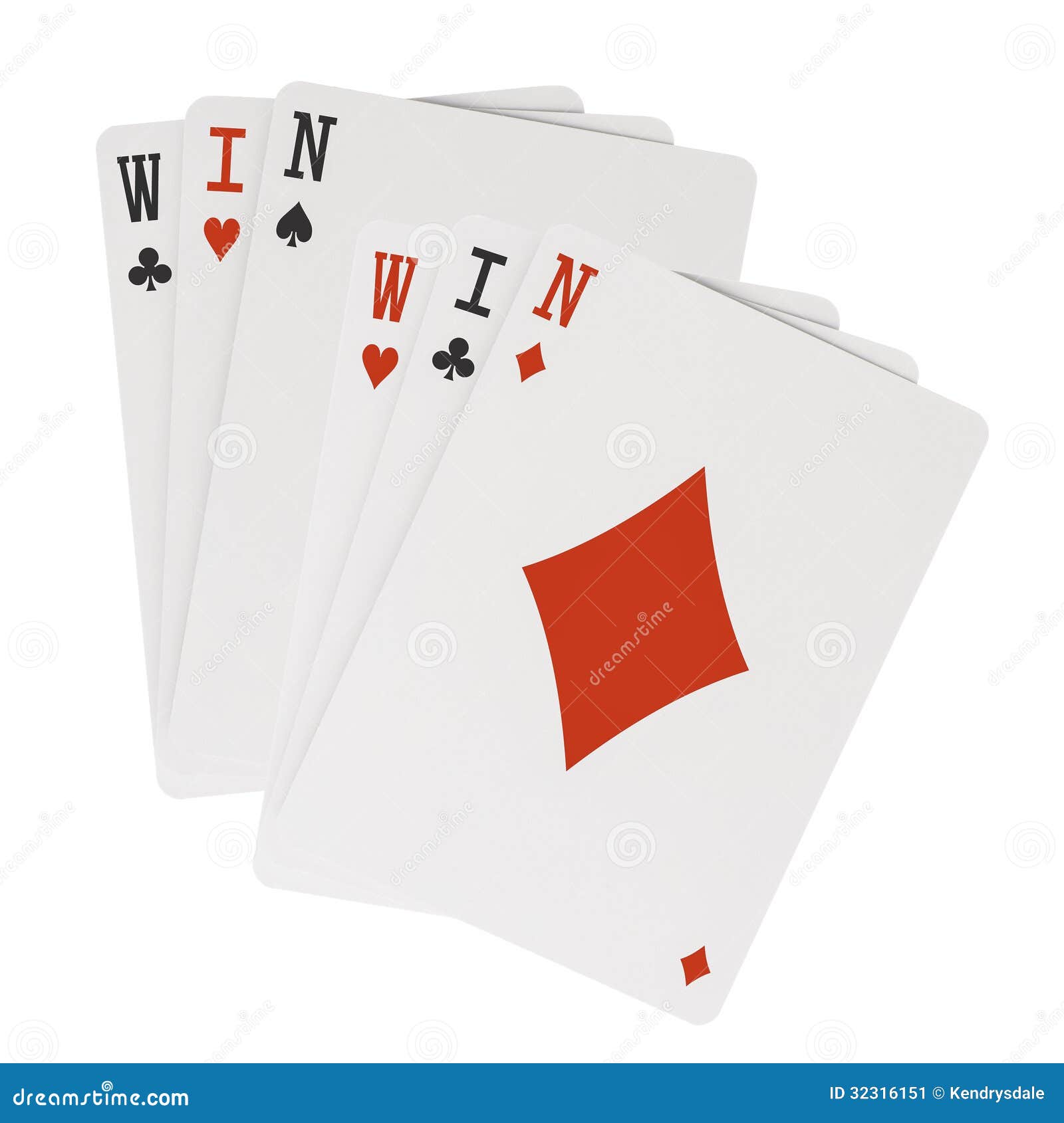 Win Win Situation Playing Cards Stock Image - Image of hand, gamble ...