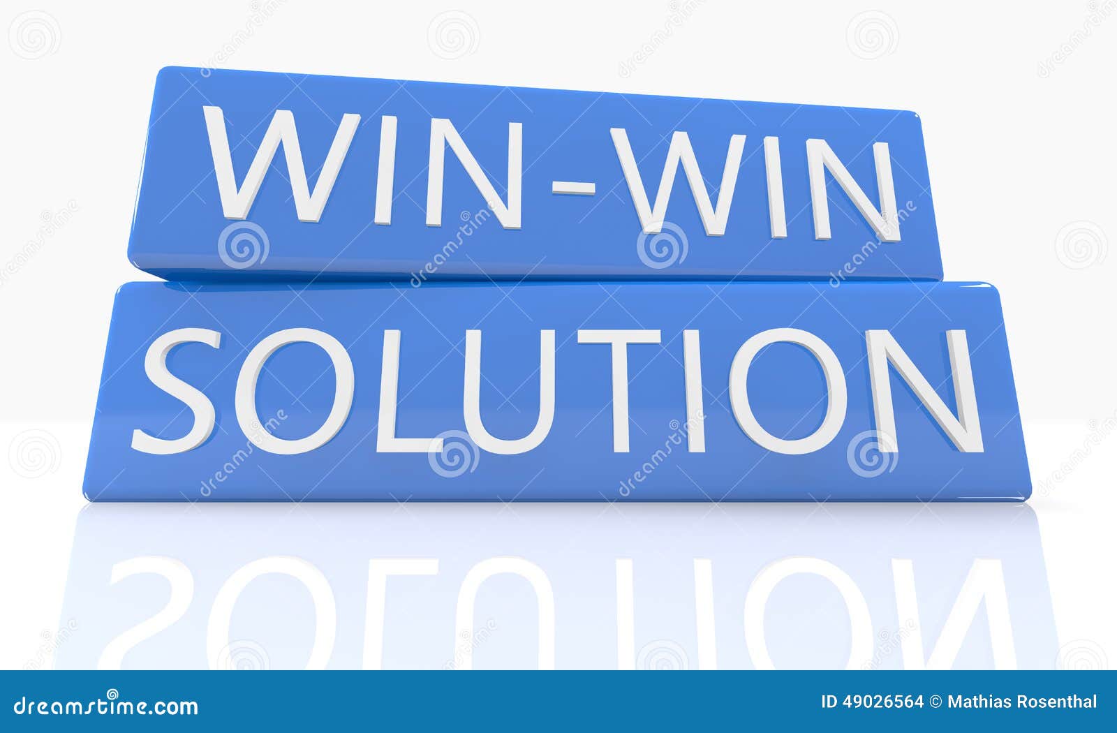 Win-Win Solution Stock Illustration - Image: 49026564